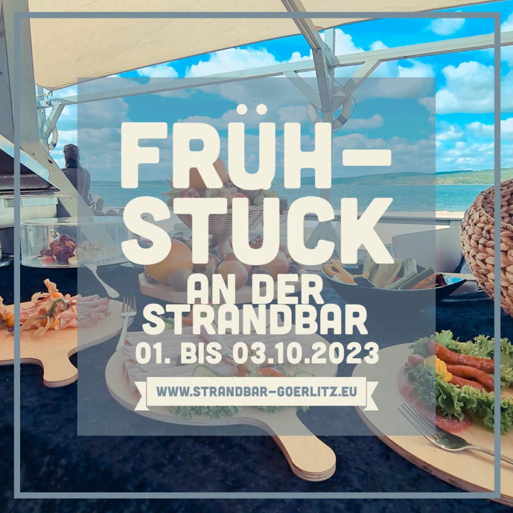 Frühstück an der Strandbar - STRANDBAR Görlitz